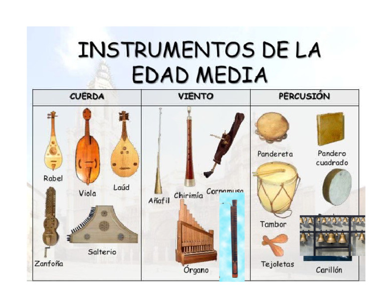 Instrumentos de La Edad Media | PDF