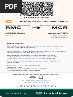 Trainline Expense Receipt - April 2023 | PDF