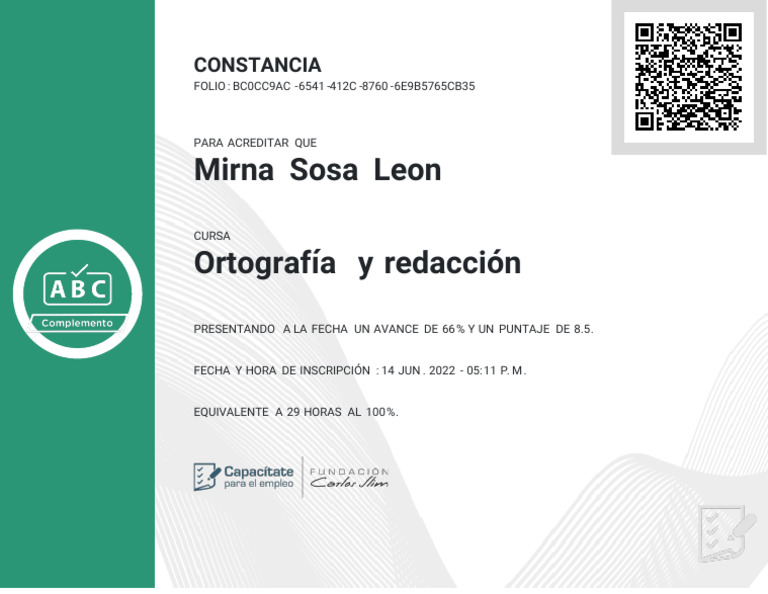 Certificado | PDF