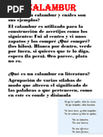 30 Ejemplos de Calambur | PDF | Semántica léxica | Técnicas Retóricas