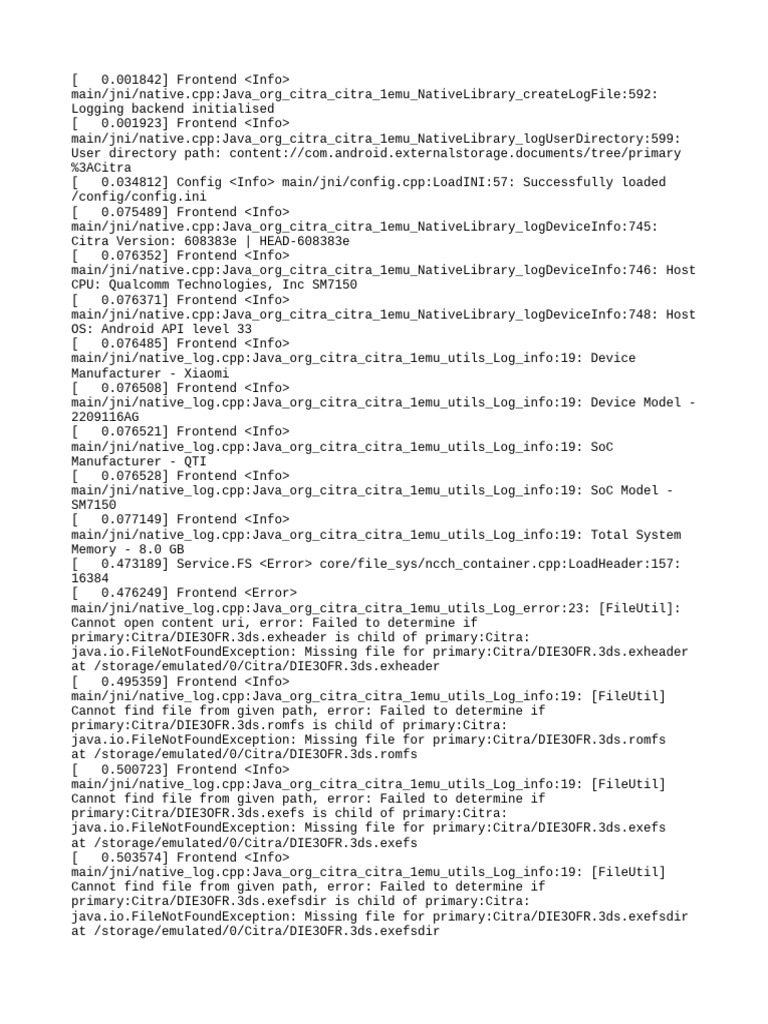 citra_log | PDF | Computing Platforms | Computer Science