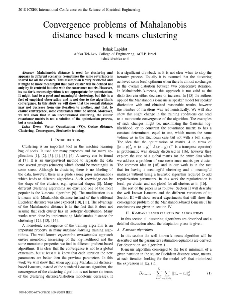 lapidot2018 | PDF | Cluster Analysis | Applied Mathematics