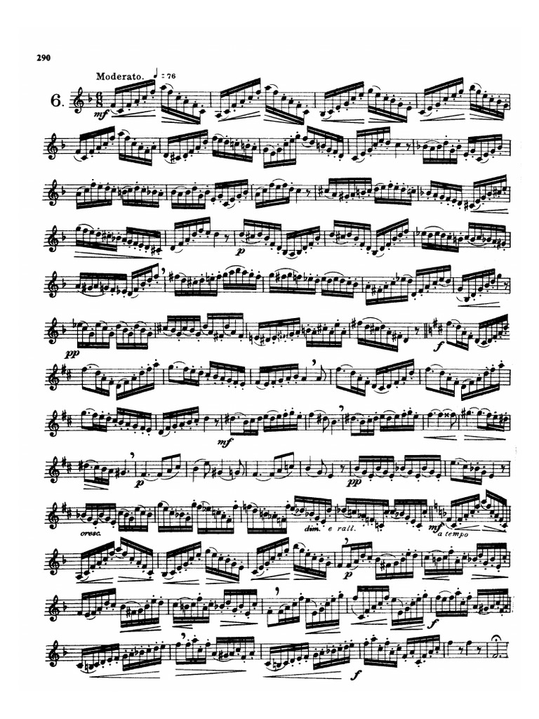 Estudo nº6 arban | PDF