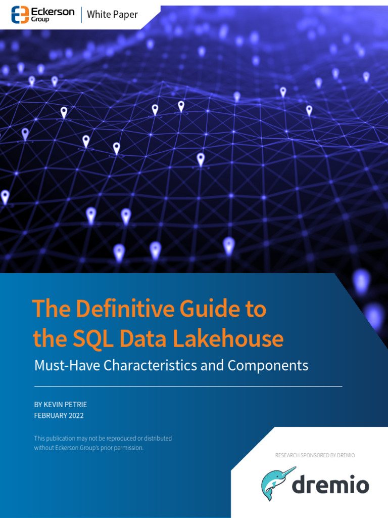 The Definitive Guide To The SQL Data Lakehouse Eckerson Report | PDF ...
