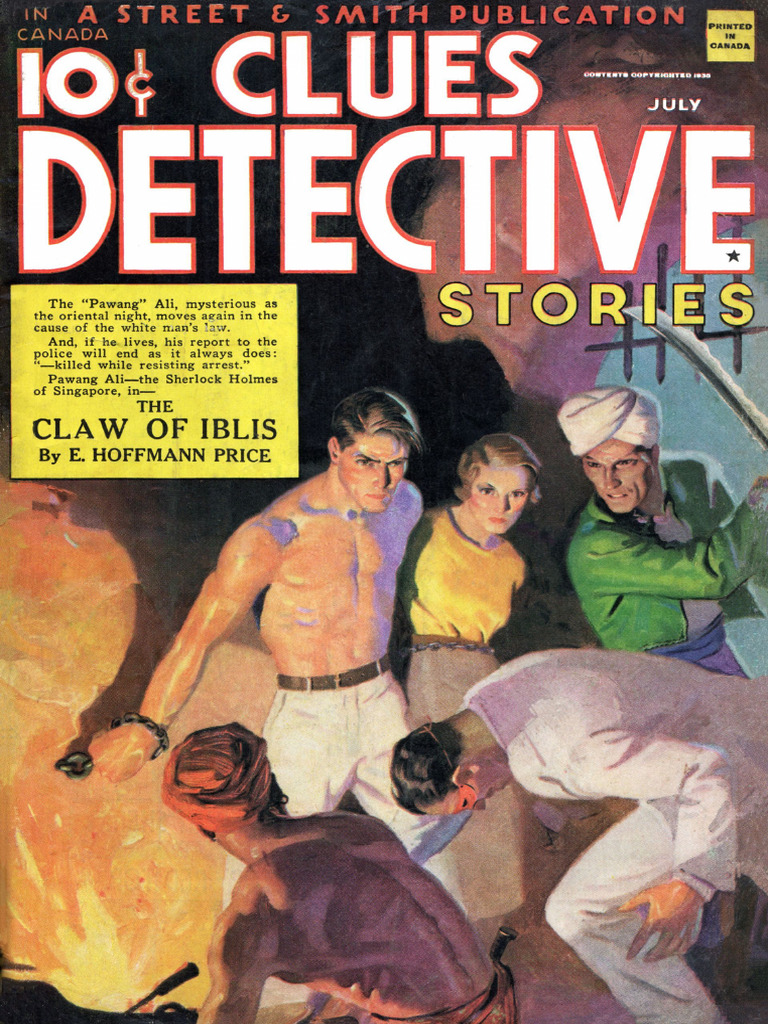 Clues Detective Stories - July 1935 | PDF