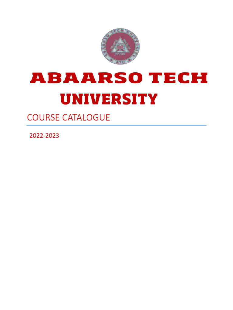 Abaarso Tech University Course Catalog 2022-23 Cur - 241222 - 202429 ...