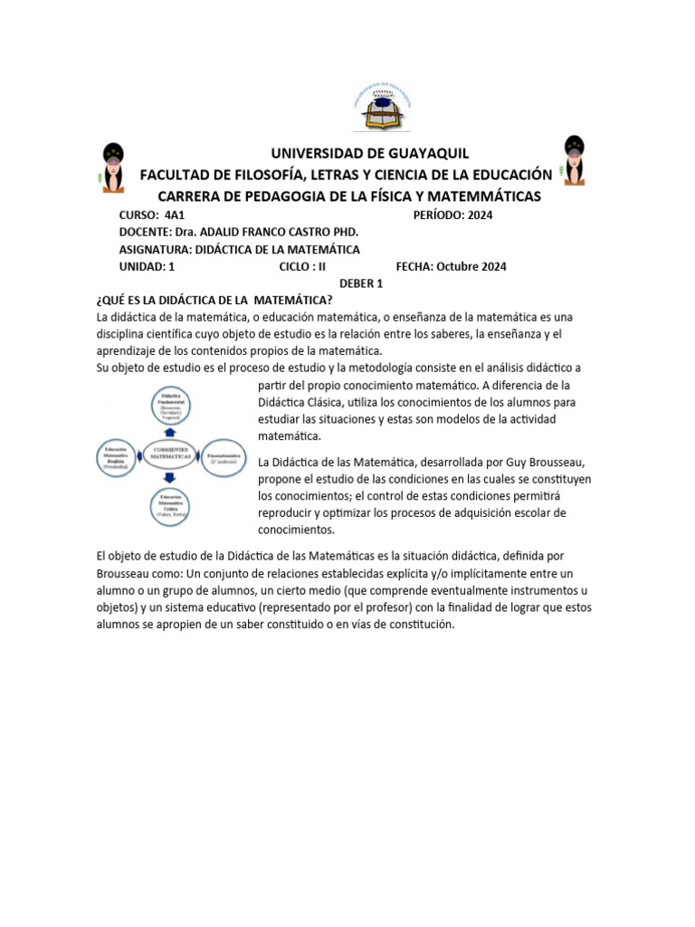 Comparto 'DEBER 1' Contigo | PDF