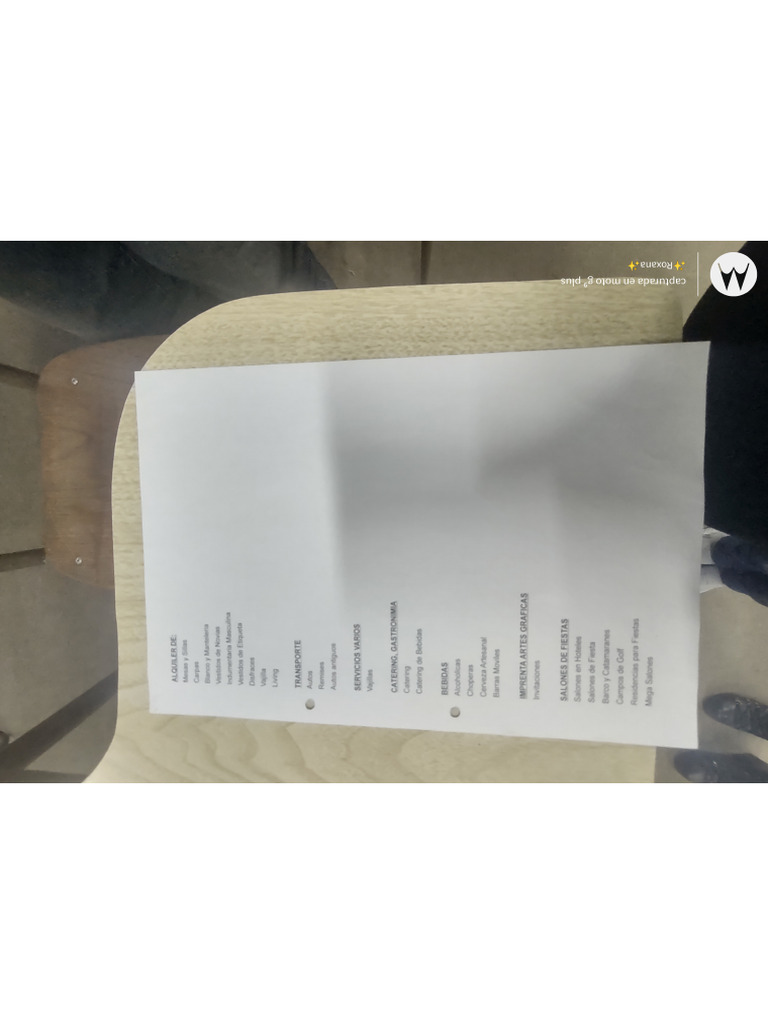 check list de eventos | PDF