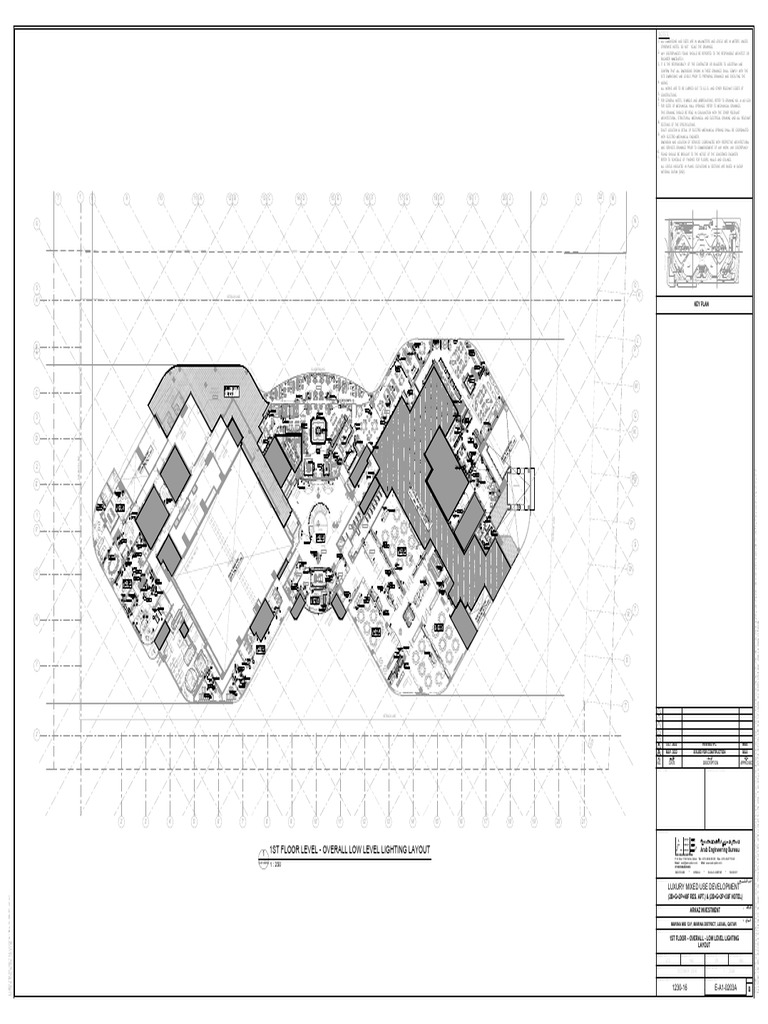 1St Floor Level - Overall Low Level Lighting Layout | PDF