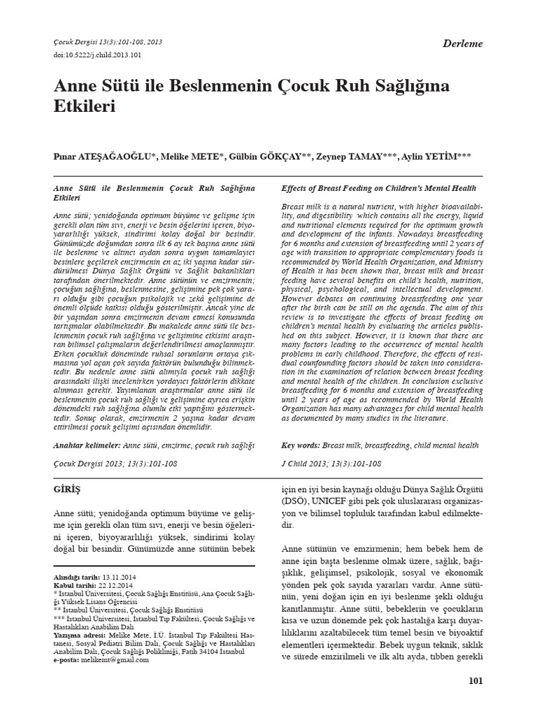 emzirme makale | PDF