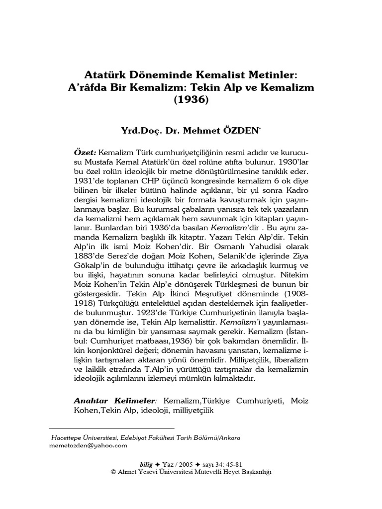 Xatat - RK D - Neminde Kemalist Metinler - A - R - Fda Bir Kemalizm ...
