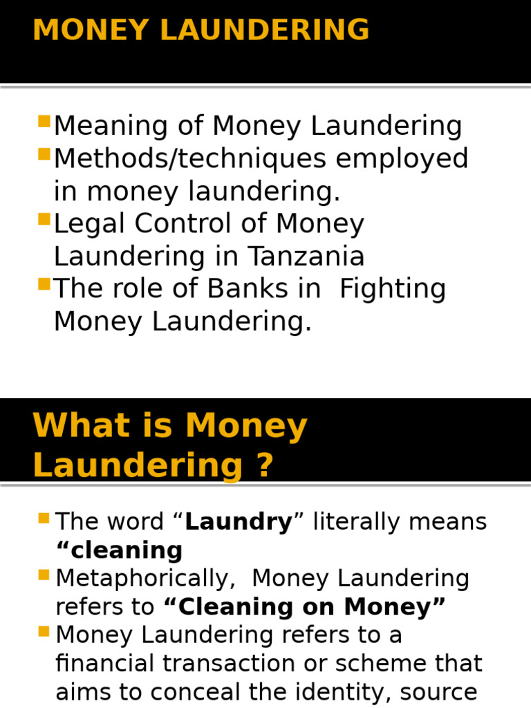 Money Laundering Lecture BBF 2 | PDF | Money Laundering | Money