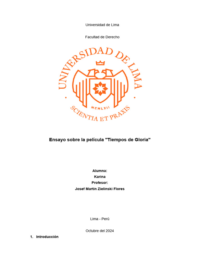 Informe - Intro. C.C.P.P PDF | PDF | Liderazgo | Regimiento