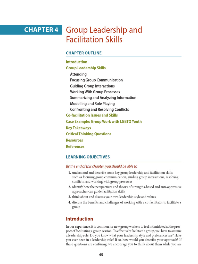 Facilitation Skills | PDF | Leadership | Communication
