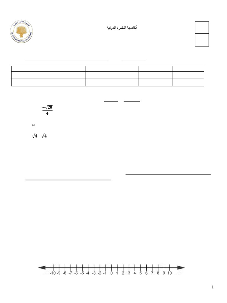 Concept Check 1 Grade 8 | PDF
