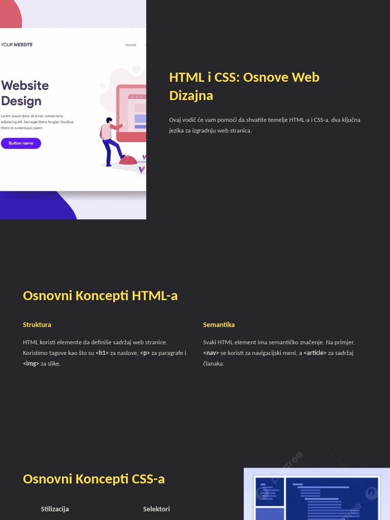 HTML I CSS Osnove Web Dizajna | PDF