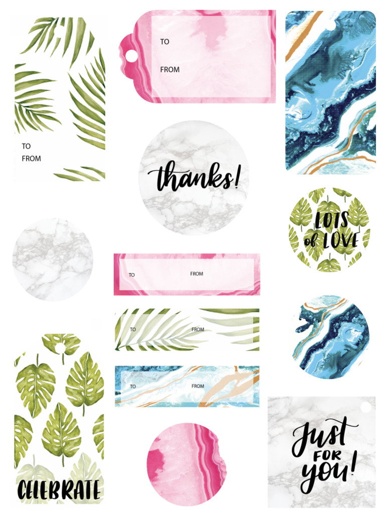 General Gift Tags Printable | PDF