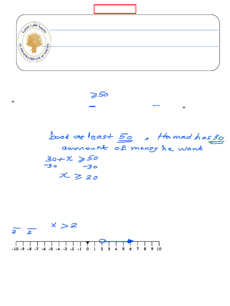 Solve One-Variable Inequalities | PDF | Combinatorics | Computational ...