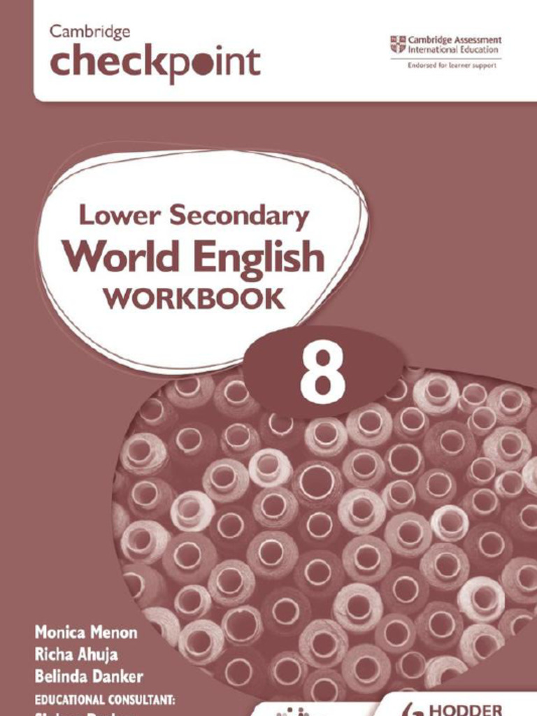 Cambridge Checkpoint Lower Secondary World English WB 8 PDF Free | PDF