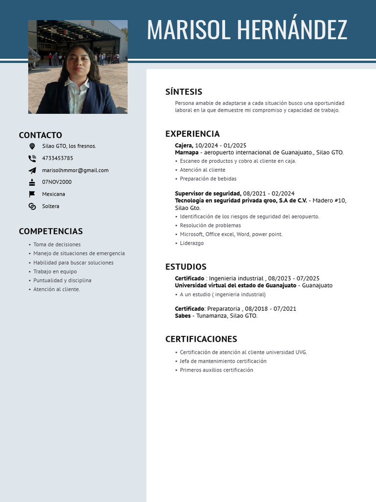 Marisol Hernández CV | PDF