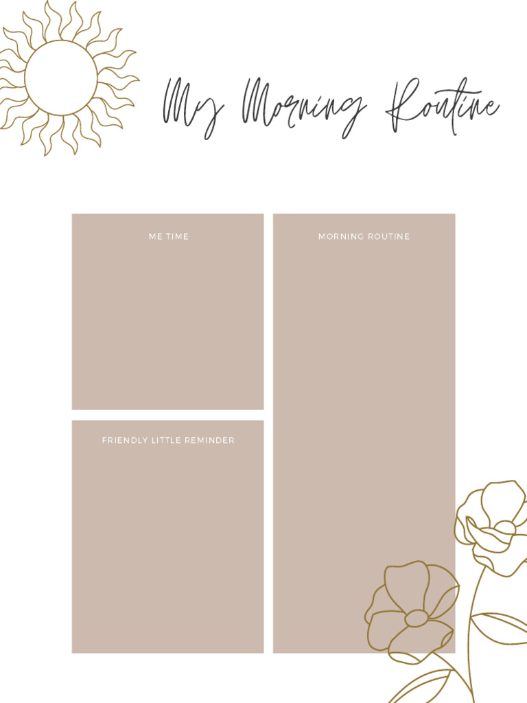 My Morning Routine | PDF