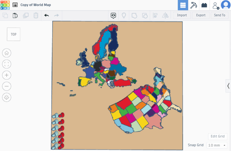3D Design Copy of World Map Tinkercad | PDF