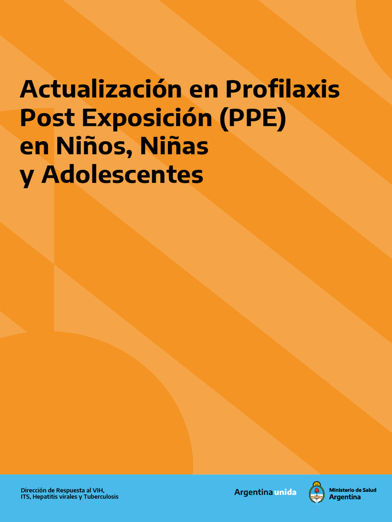Actualizacion en Profilaxis Post Exposicion en Ninies Adolescentes ...