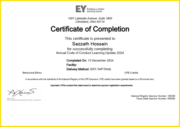 CertificateOfCompletion 01 | PDF