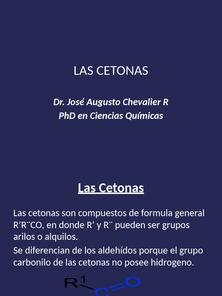 Las Cetonas (5) (4) (2) | PDF | Cetona | Química Orgánica