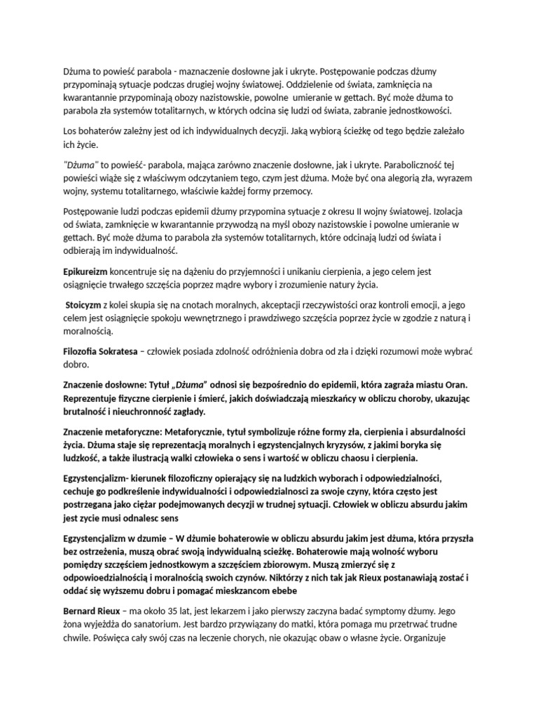 Dżuma | PDF
