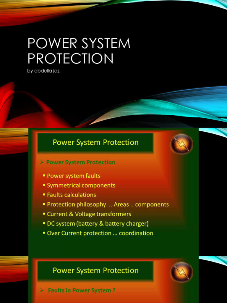 Power System Protection | PDF