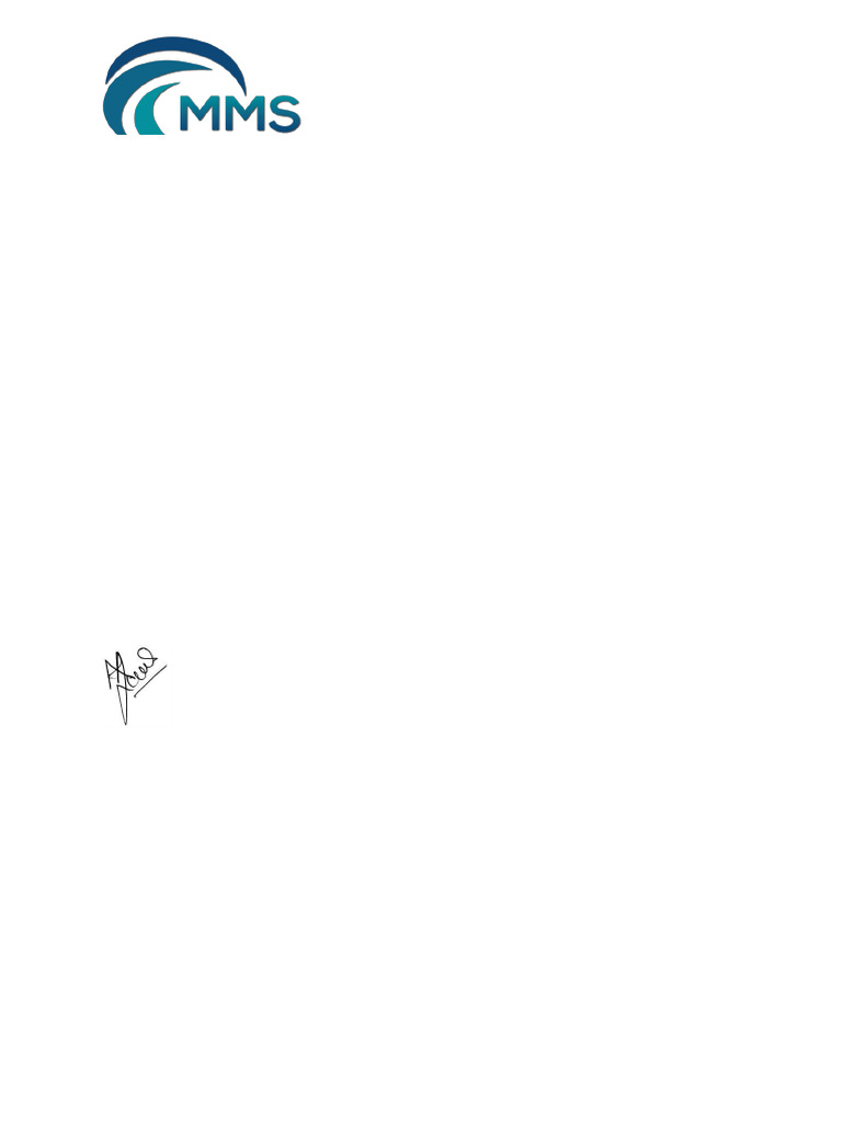 Acceptance Letter MMS | PDF