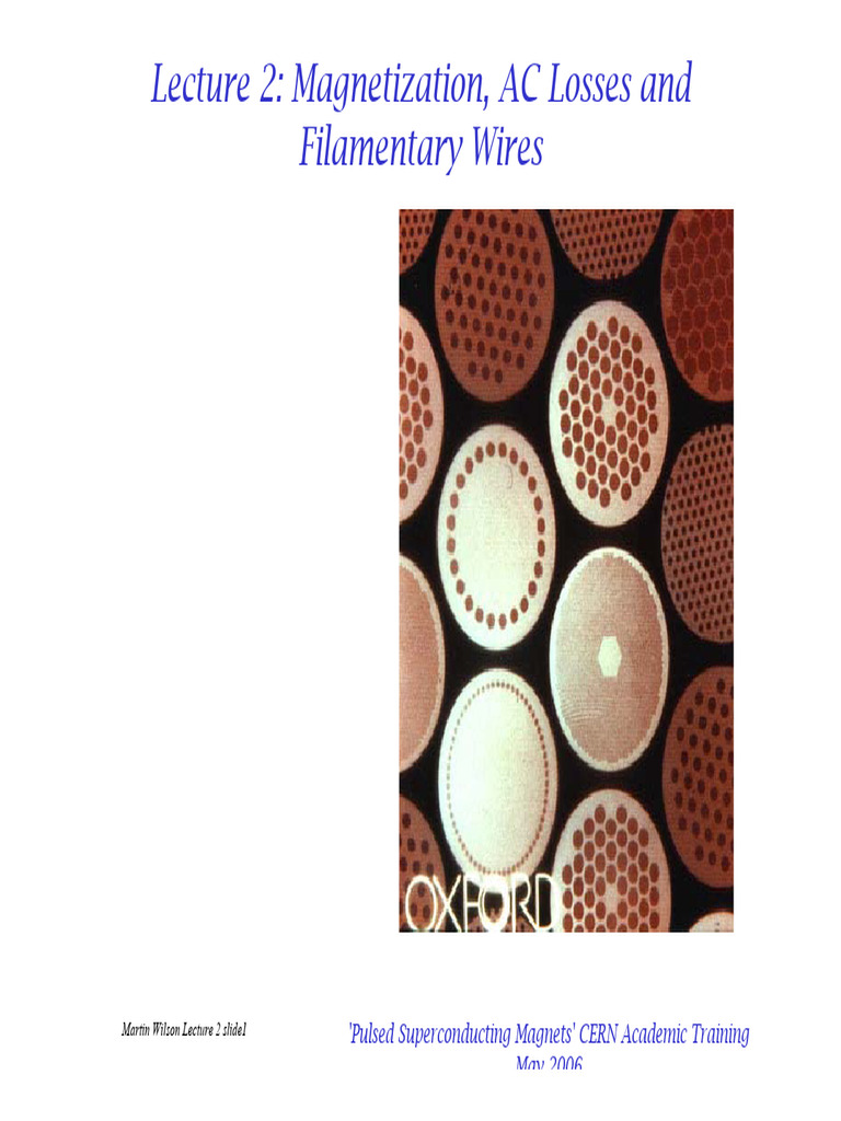 CERN_06_lect_2 | PDF | Superconductivity | Inductor