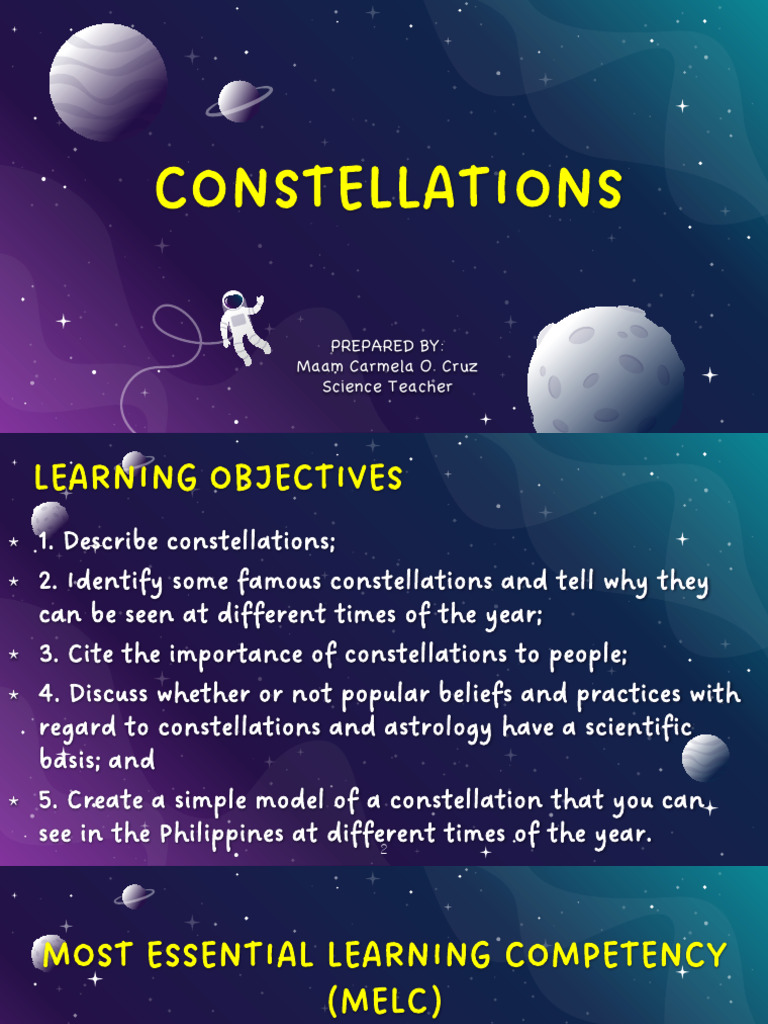 Lecture-Constellations | PDF | Constellation | Zodiac