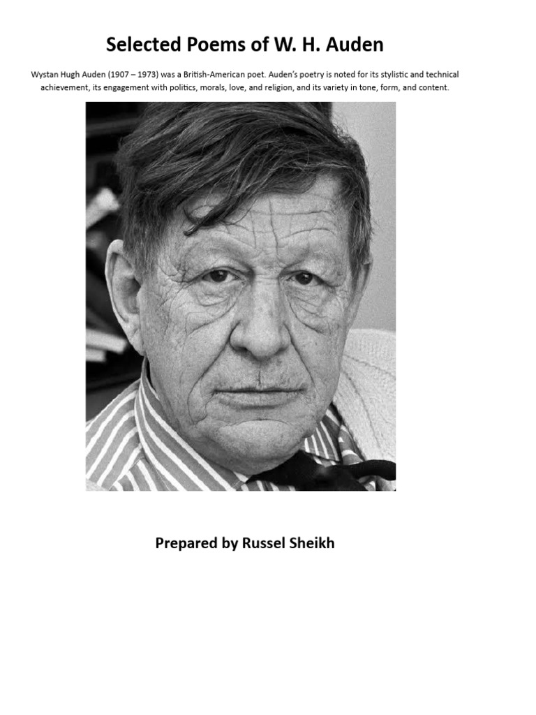 Selected Poems of W. H. Auden | PDF