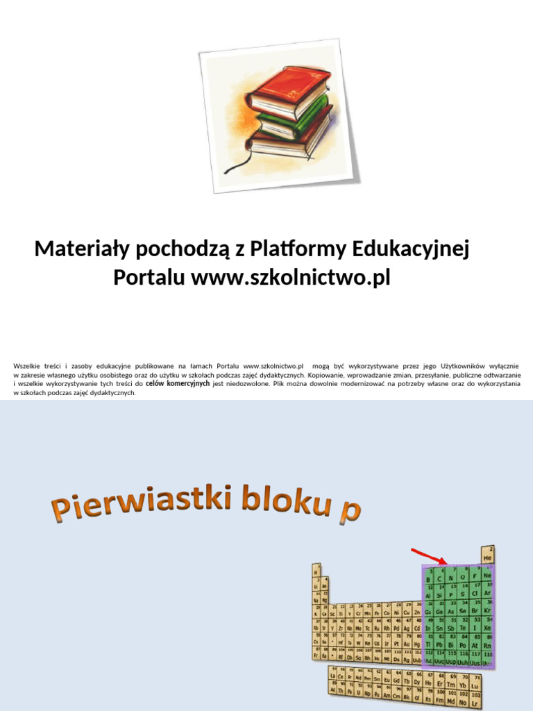 Pierwiastki Bloku P | PDF