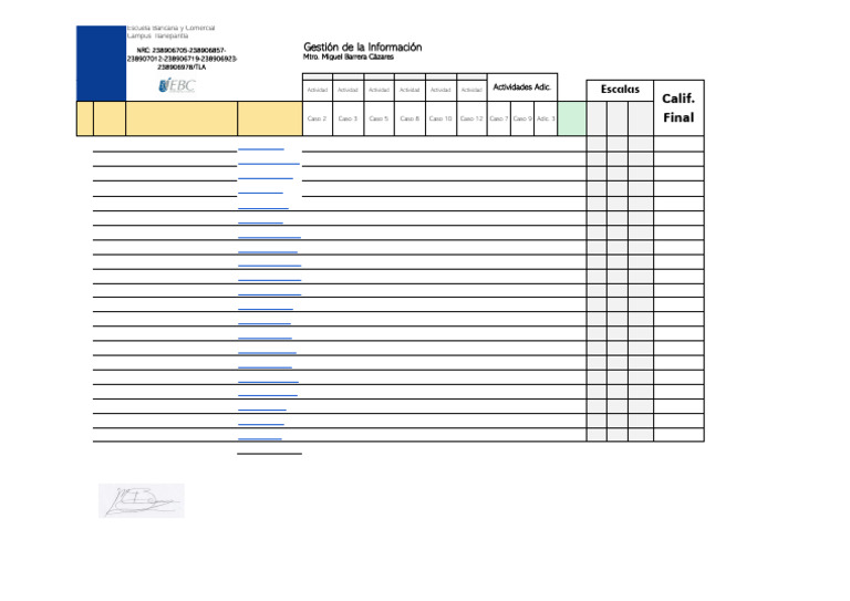 Evaluacion Integral NRC 6705-6857 | PDF