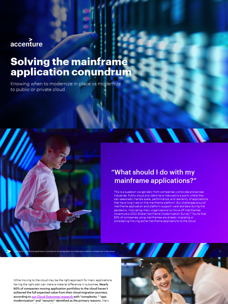 Mainframe Modernization Strategies Explained | PDF | Cloud Computing ...