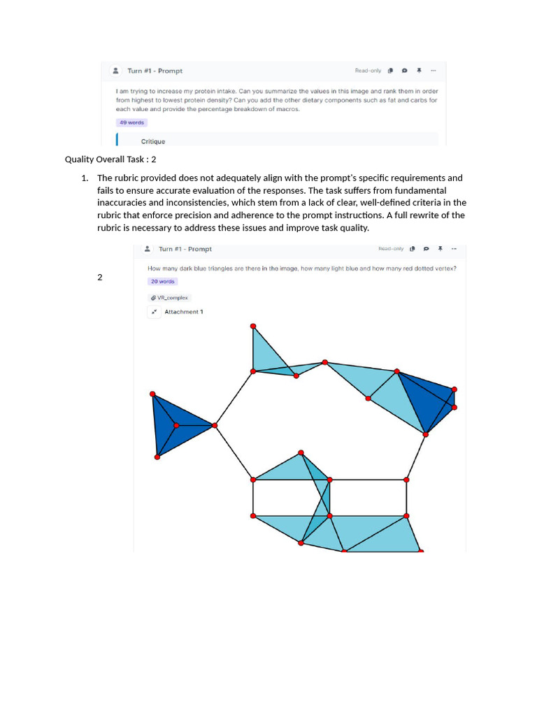 Rubric Rewrite for Task Evaluation | PDF