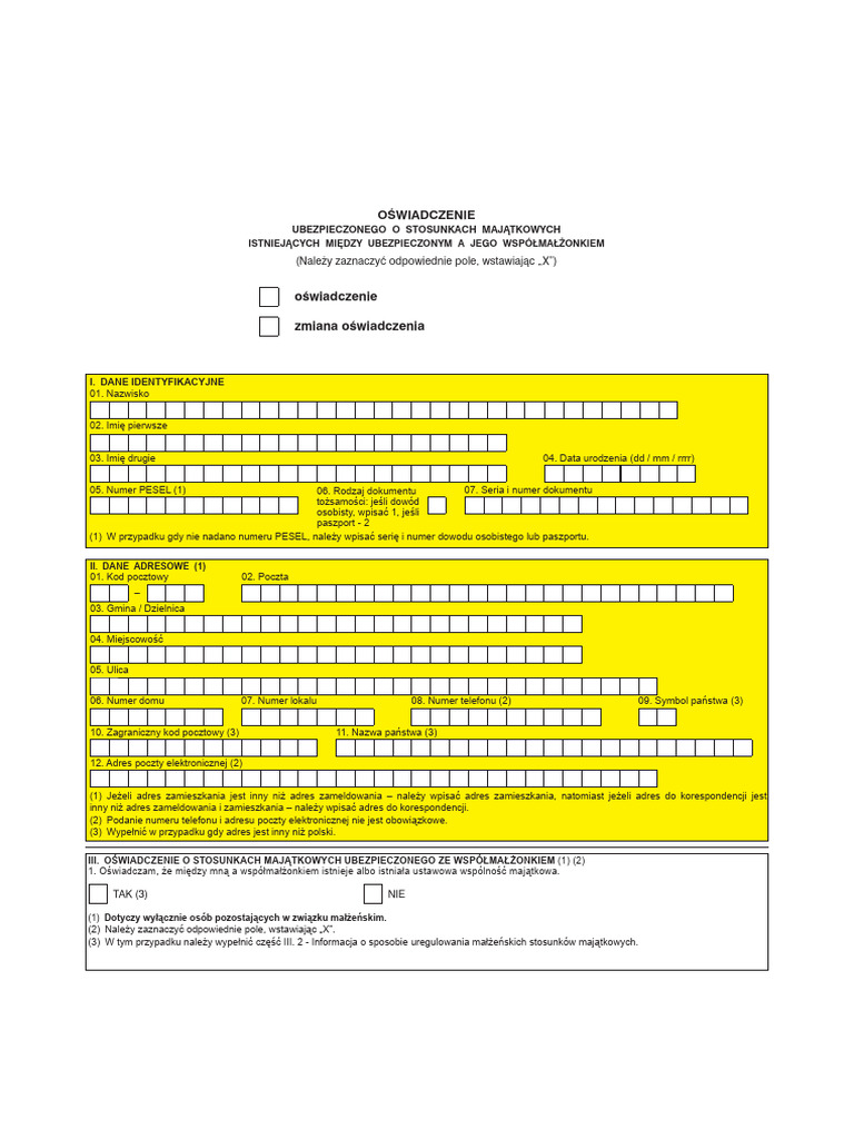 Zus Us Opw 01 1.2 | PDF