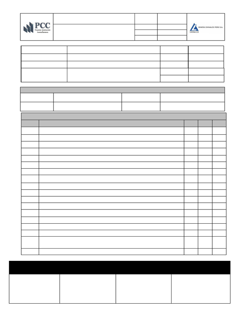 Pccq-C-E-006 - Registro de Conexionado de Cables de Control | PDF | Ingenieria Eléctrica ...