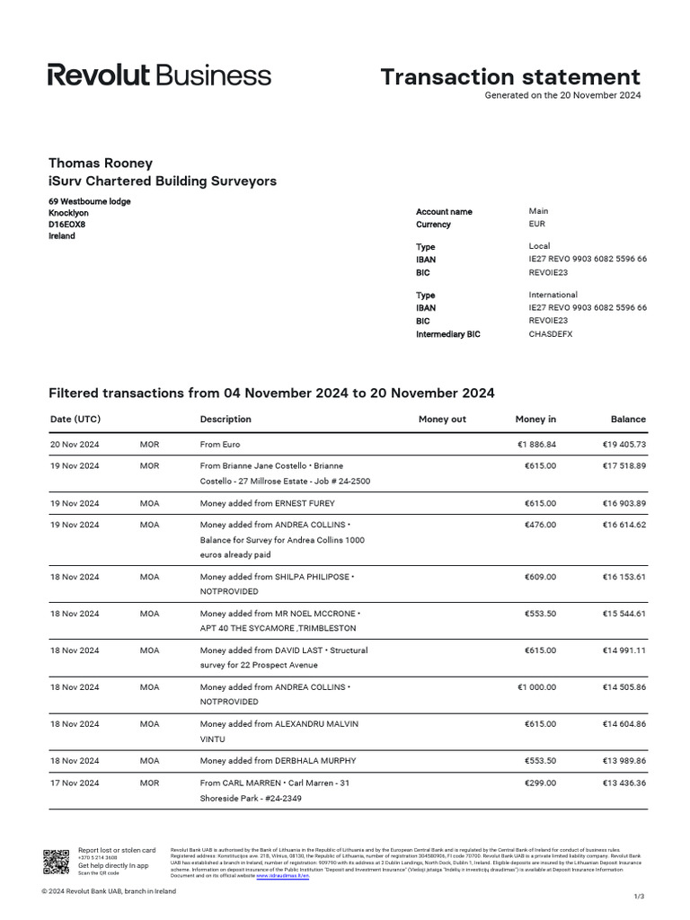 transaction-statement_04-Nov-2024_20-Nov-2024 | PDF | Banking ...