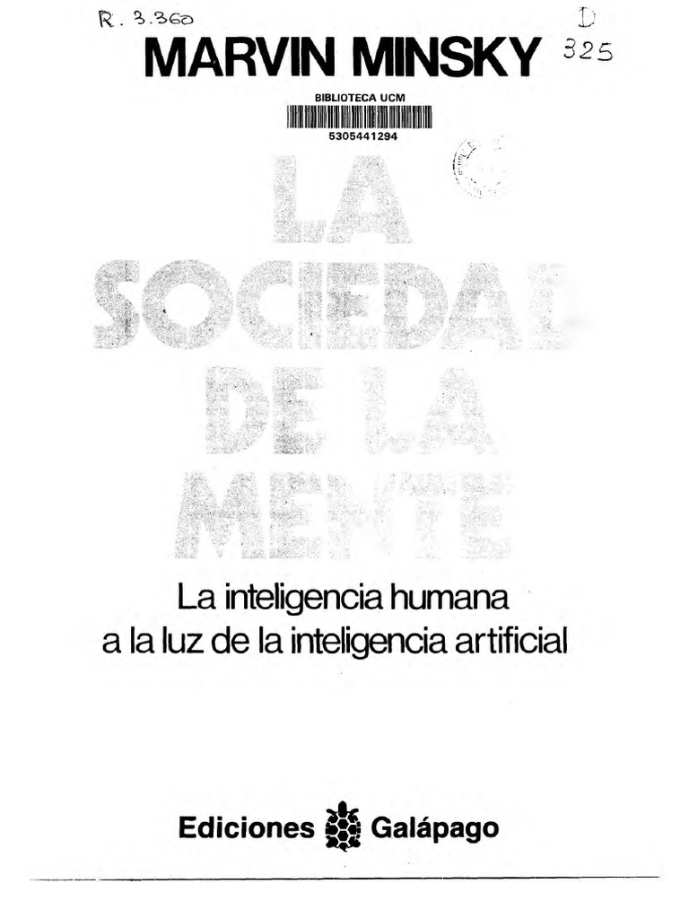 M.minsky Lasociedad Delamente | PDF