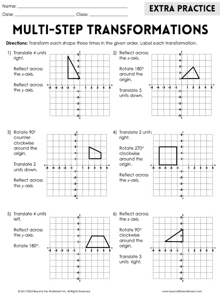 Multi Ste Transformations | PDF