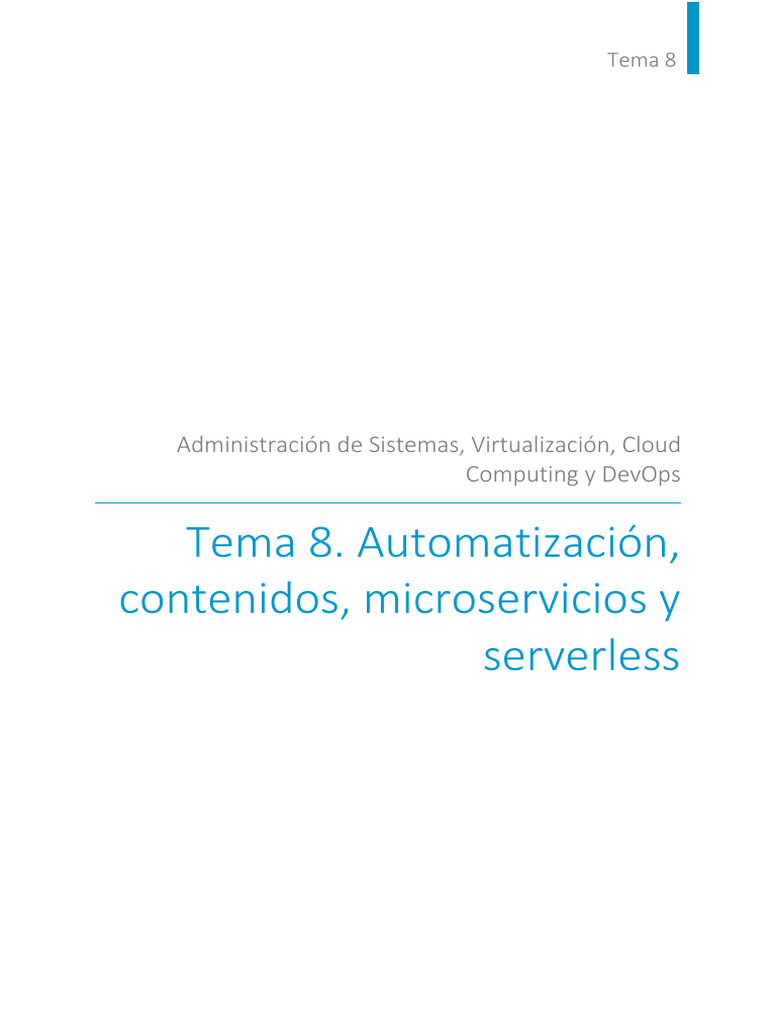 Tema 8 | PDF | Computación en la nube | Caché (Computación)