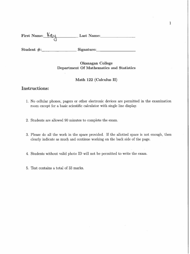 2 DE Mock Midterm Solution | PDF