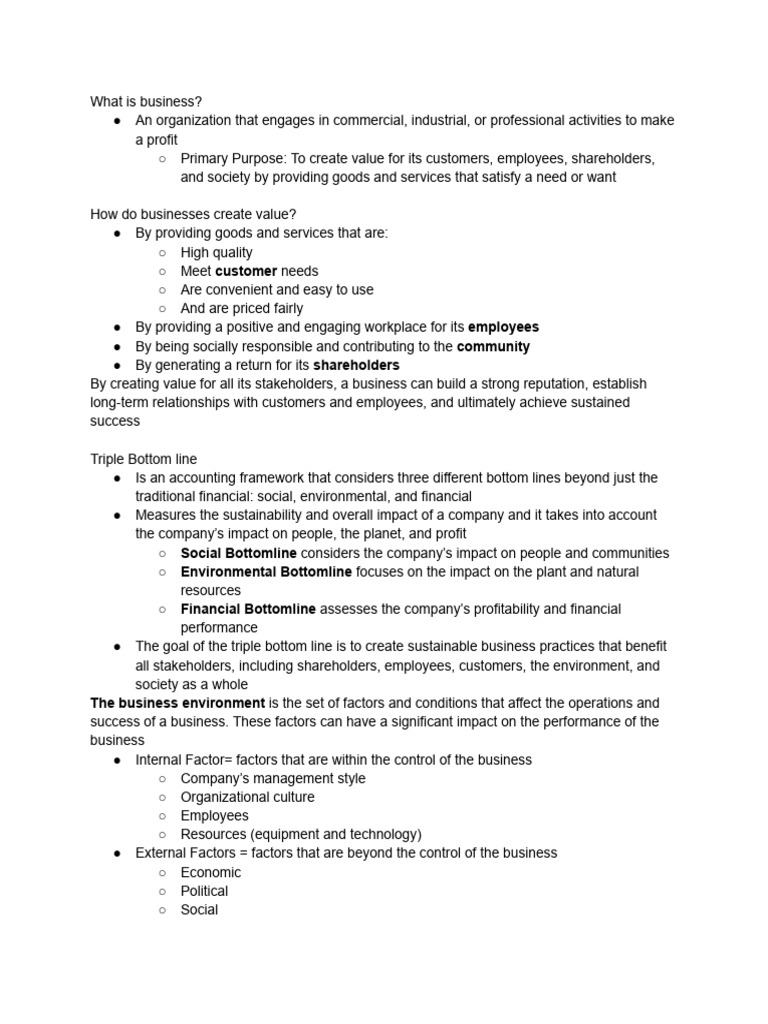 Business Foundations Study Guide | PDF | Consumer Behaviour | Behavior