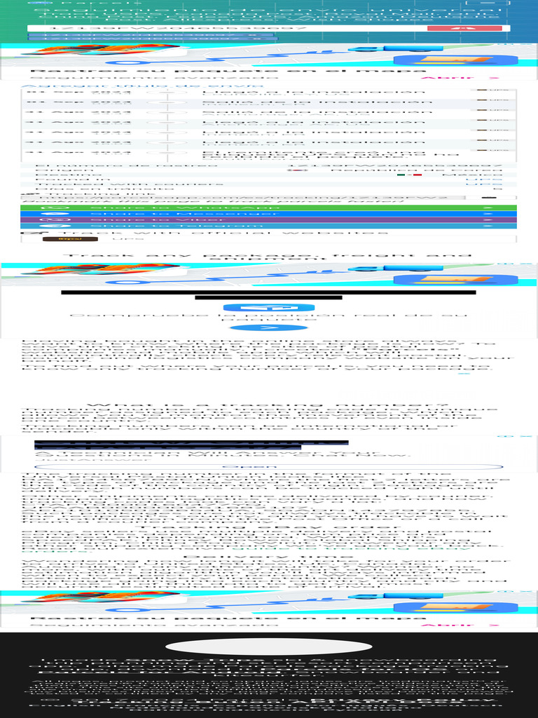 Seguimiento de Envíos Parcels | PDF | United Parcel Service | Courier