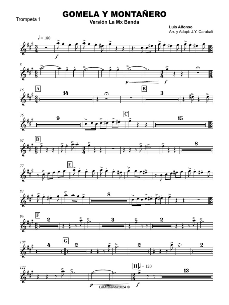 Gomela y Montañero - Trompetas PDF | PDF