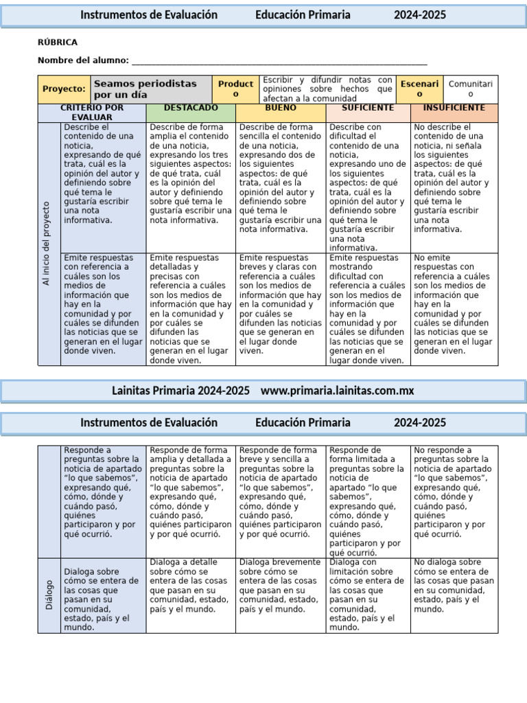 3øejanEnero Instrumentos de Evaluaci¢n (2024-2025) | PDF | Abuso infantil | Evaluación